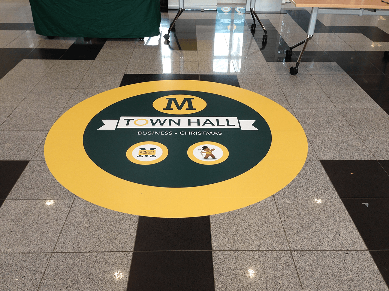 Indoor Floor Graphics - Print & Cut - Perfect floor prints for interiors