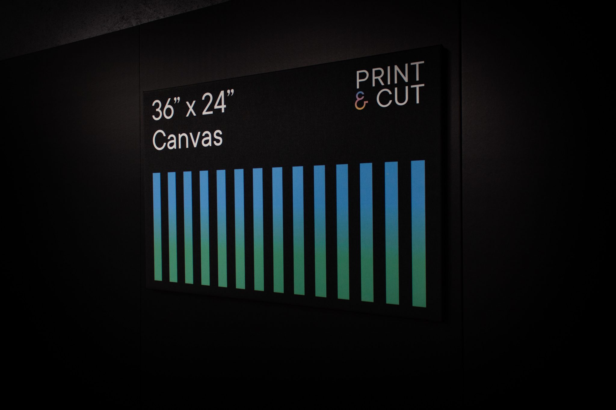 Personalised commercial canvas printing - Print and Cut